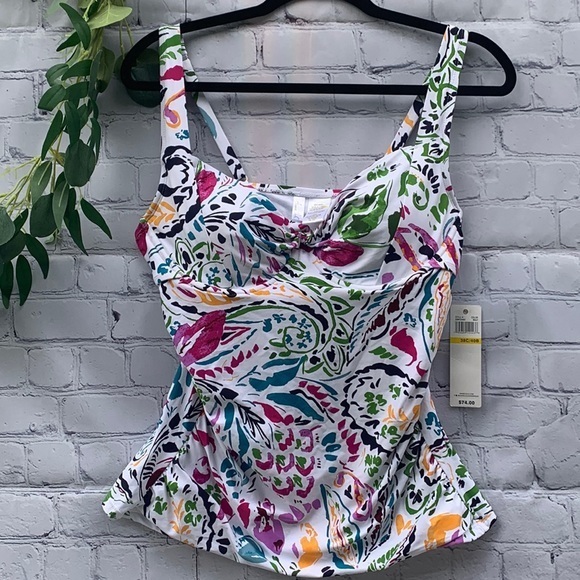 Anne Cole | Swim | Ann Cole Multicolored Tankini Floral Camo Swimwear ...